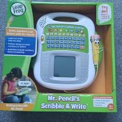 Leapfrog Mr Pencil's Scribble and Write Learning Toy & AmazonBasics AA ...