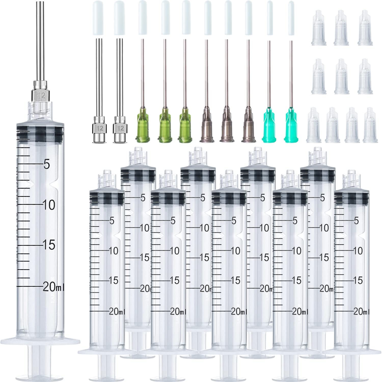 Mua Injection Syringe 20ml Blunt tip Syringes Luer Lock 12Ga 14Ga 16Ga ...