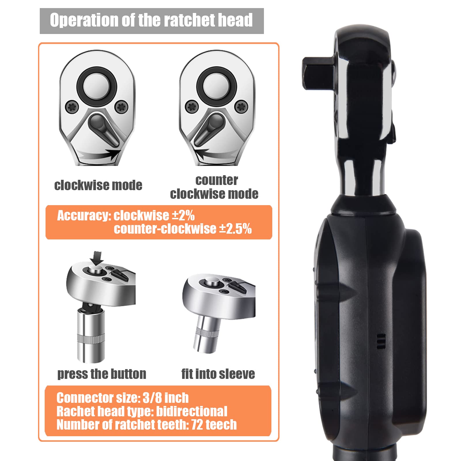Mua SUGPV 4th Gen Mini Digital Torque Wrench - 3/8-inch Drive with ...