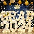 Amazon.com: Graduation Party Decorations 2024, 8 LED Marquee Light Up ...