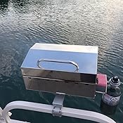 Kuuma 58195 Quick Release Inboard/Outboard Boat Rail Grill Mount: Kuuma ...