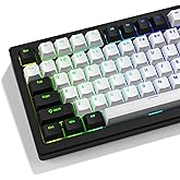 Amazon.com: XVX WOB Keycaps 168 Keys, Double Shot PBT Custom Keycap Set, Minimalist Style White ...