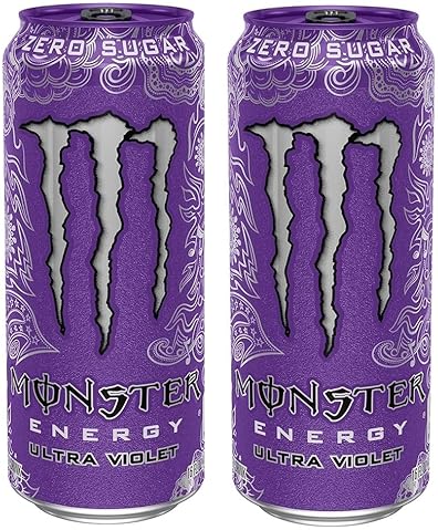 Monster Energy Drink Ultra Violet Zero Sugar 500 ml (Pack of 2) price ...