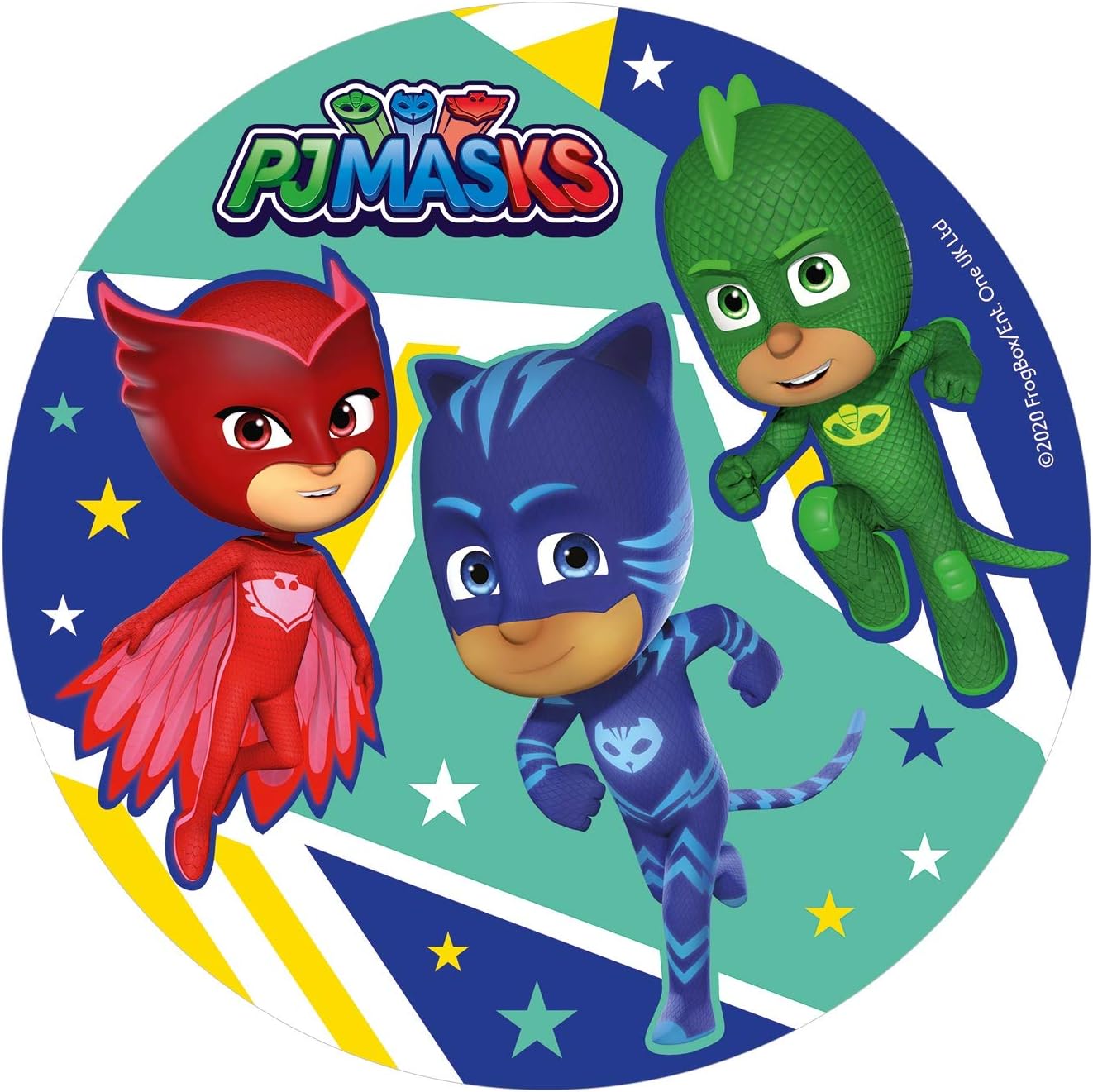 Dekora 236046 for PJ MASKS fans Round 20cm 8 inch Edible WAFER cake ...