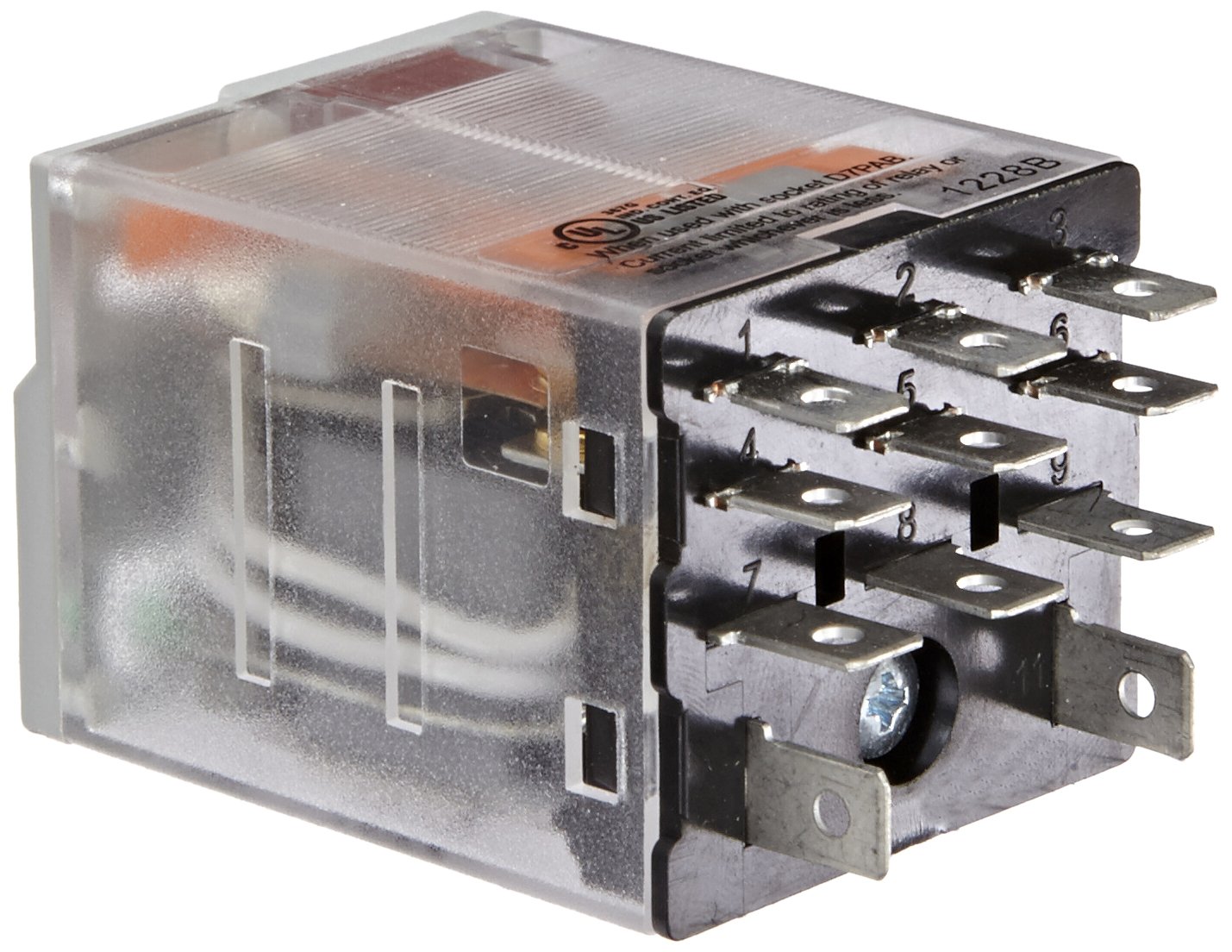 Eaton D7PF3AA General Purpose Relay, 15A Rated Current, 3PDT Contact ...