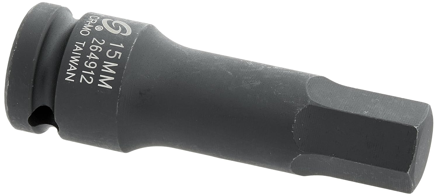 Amazon.com: Sunex 264912 1/2-Inch Drive 15-mm Hex Impact Socket: Home ...