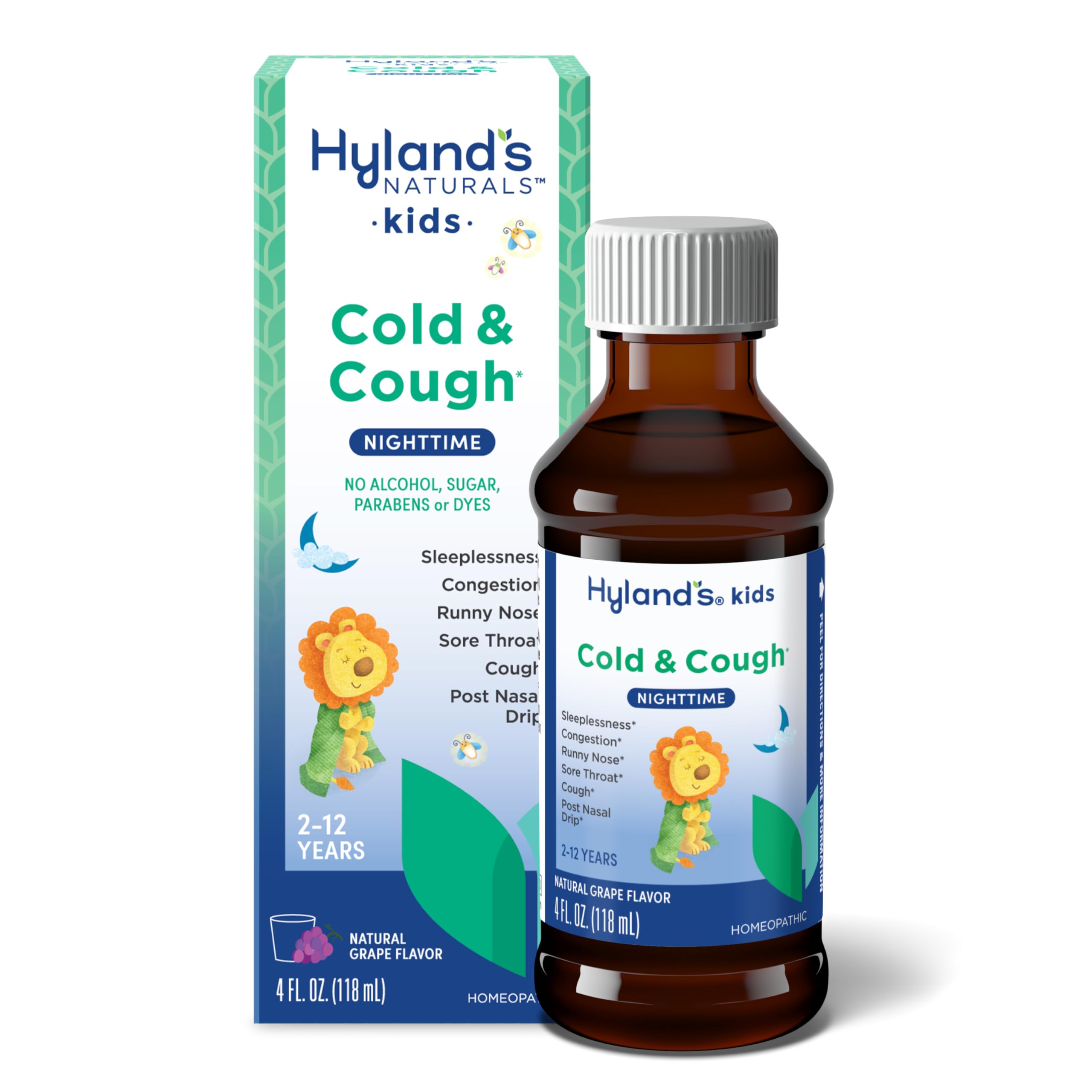 Mua Hyland's Kids Cold & Cough, Nighttime Grape Flavor Cough Syrup ...