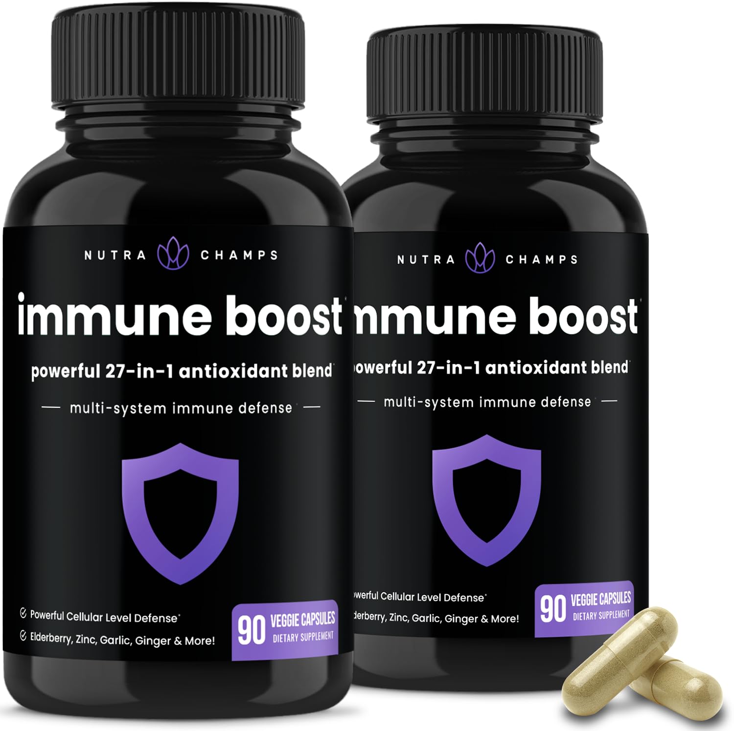 Mua NutraChamps 27 in 1 Immune Support Supplement, 90 Immune Defense ...
