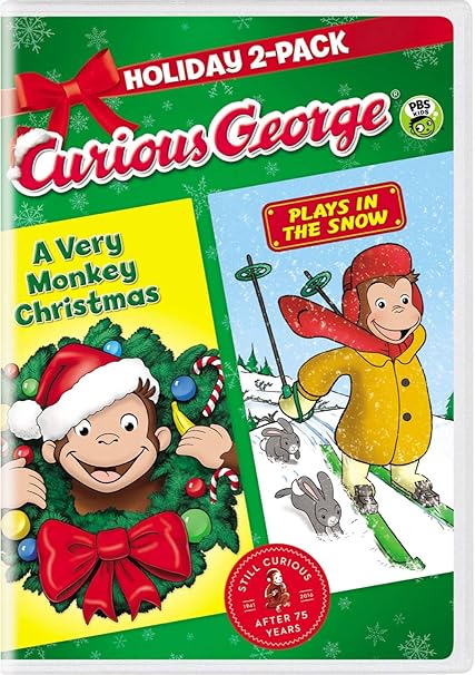 Amazon.com: Curious George: Holiday 2-Pack (A Very Monkey Christmas ...
