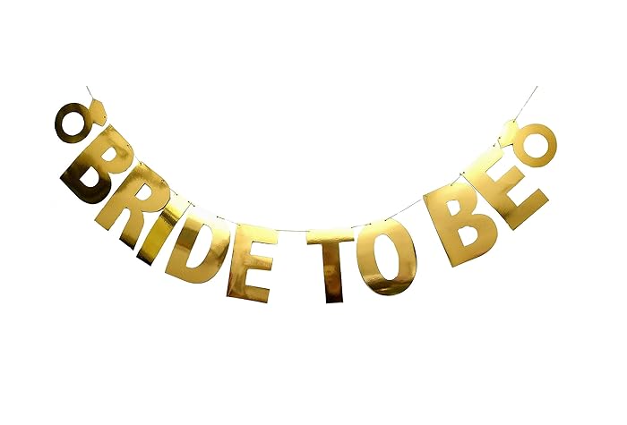 Banner Bride to be Dorado - Letrero Decorativo - Despedida de Soltera ...