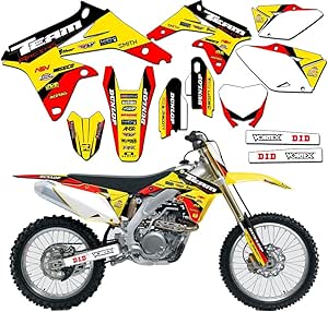 Team Racing Graphics kit for All Years Suzuki RM 65, EVOLV, Graphics ...