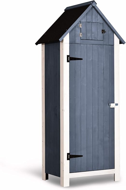 Amazon.com : MCombo Outdoor Storage Cabinet Tool Shed Wooden Garden ...