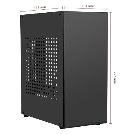 Mua Aluminum Mini ITX Case with PCIe 3.0 Riser, JOYJOM Mini PC Case ...