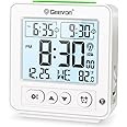 Amazon.com: Geevon Small Digital Atomic Alarm Clock for Bedroom, Travel Table Clock with Auto/8s ...