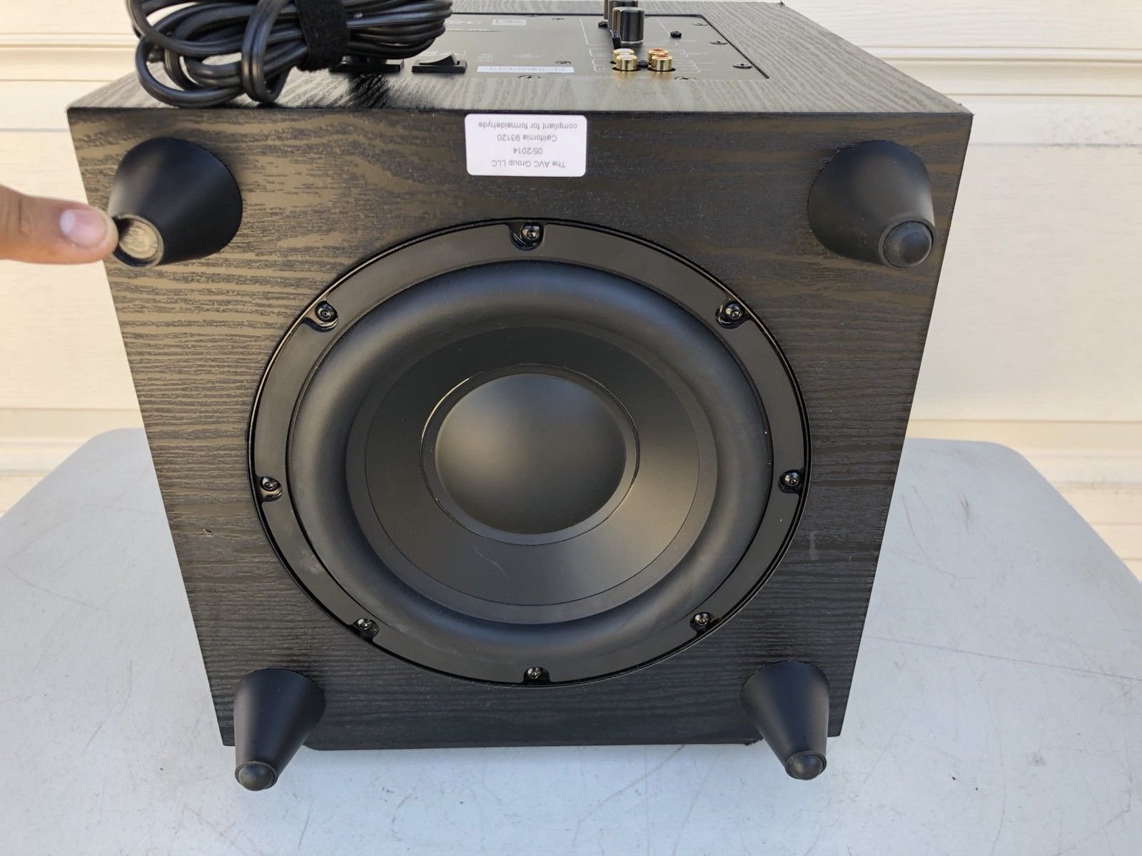 Sunfire Dynamic SDS-10 Subwoofer System - 250 W RMS (Black Ash) on ...