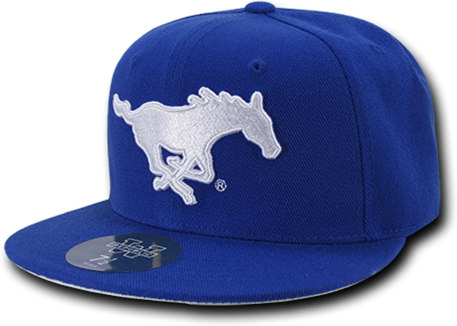 University of Southern Methodist SMU Mustangs NCAA Fitted Flat Bill ...