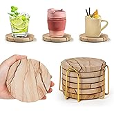 Amazon.com: Cork & Mill Absorbent Coasters Set of 6 - Water Absorbing ...