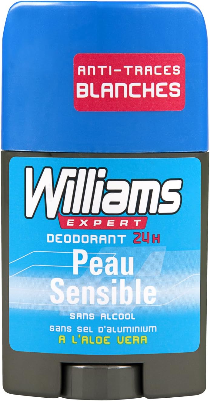 Williams - Déodorant - Stick Peau Sensible - 50 ml: Amazon.fr: Beauté ...
