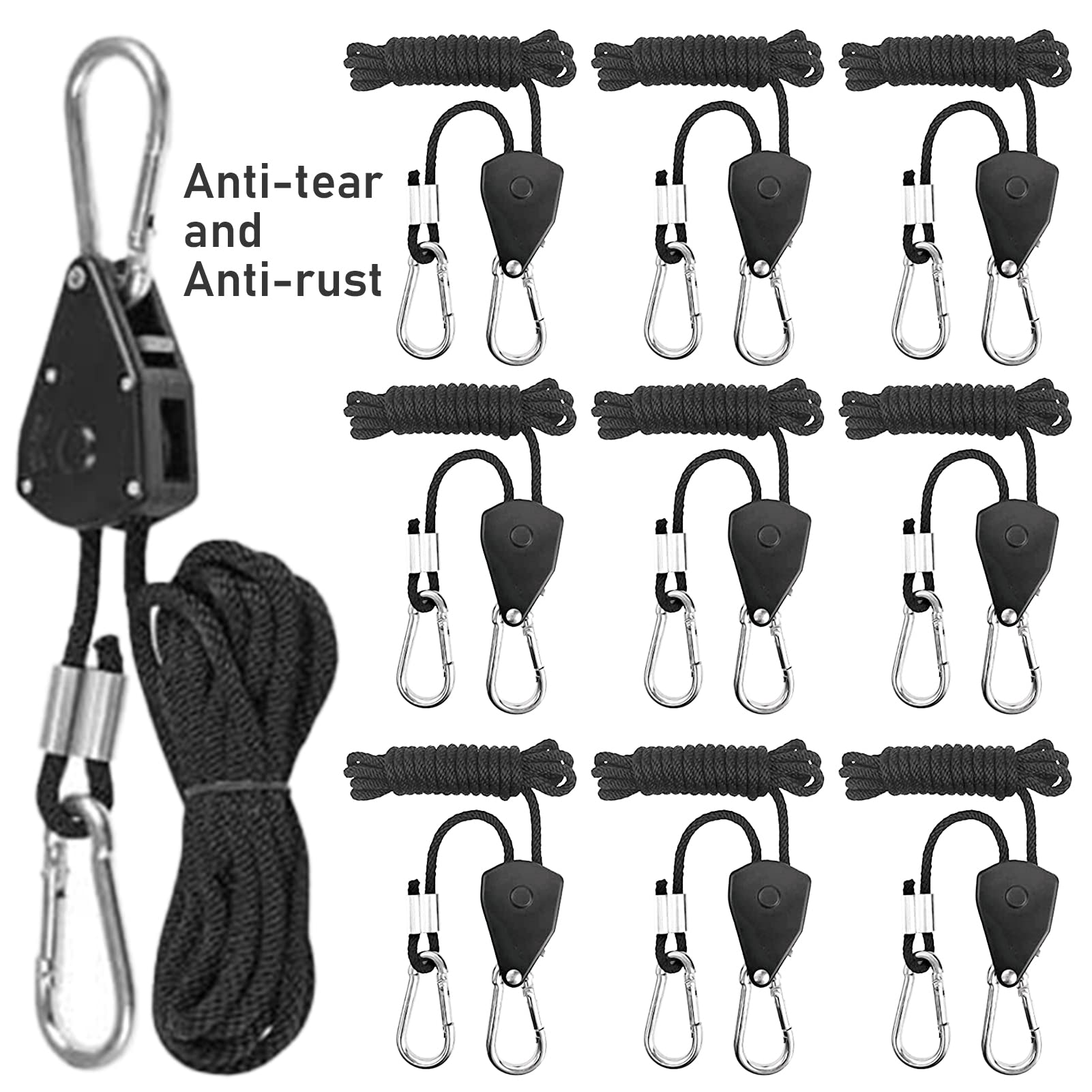 Mua HOMEANING 2 PCS 1/8 inch Heavy Duty Adjustable Grow Light Rope ...