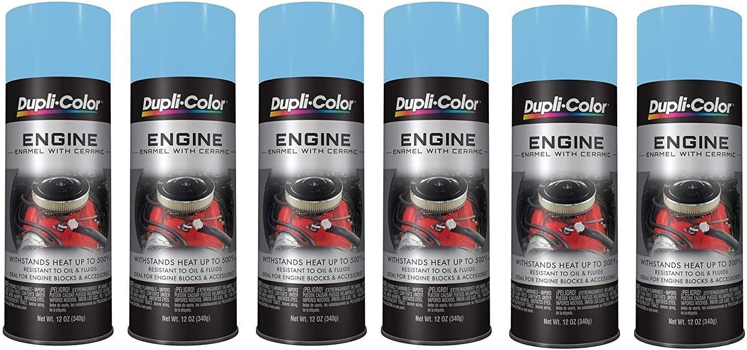 Amazon.com: Dupli-Color DE1610 Ceramic Pontiac Blue Engine Paint - 12 ...