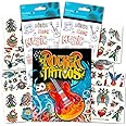 Amazon.com : Rock Star Stickers and Tattoos Party Favors Pack (More ...