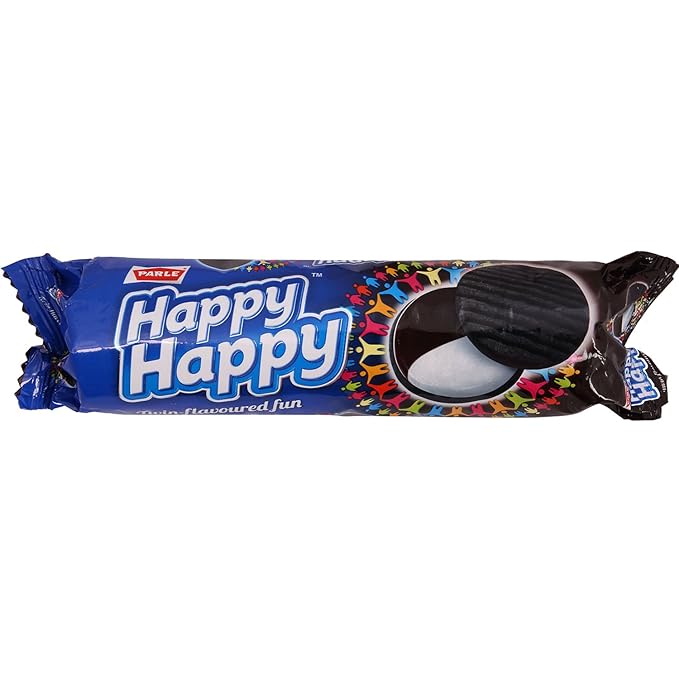 Parle Happy Happy Twin Flavoured Fun Biscuit, 120g: Amazon.in: Grocery ...