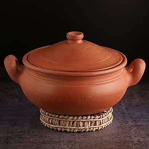 Amazon.com: Swadeshi Blessings Exclusive Range Unglazed Clay Pot for ...