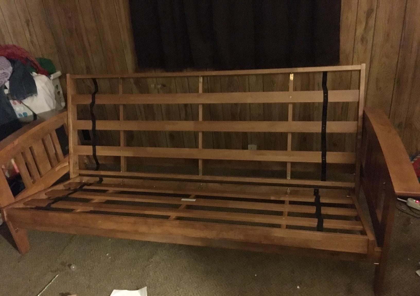 $37/mo - Finance Westfield Wood Futon Frame - Full Size | Buy Now, Pay ...