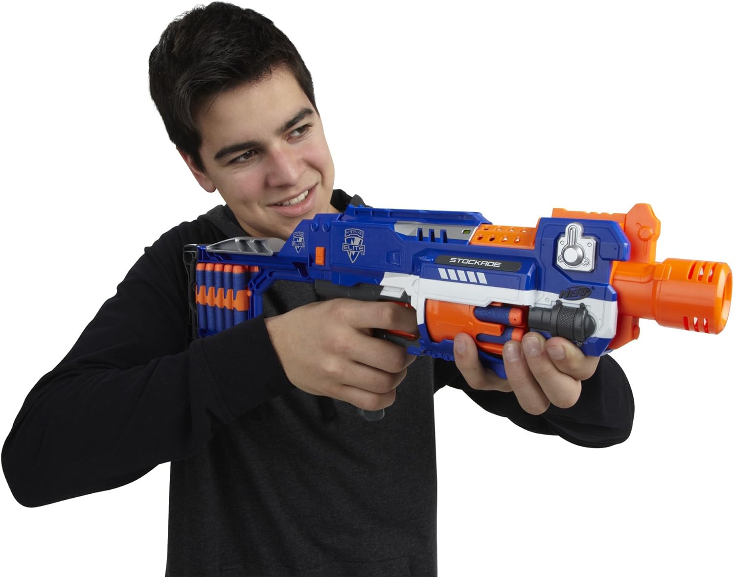 Hasbro Nerf, N-Strike elite stockade, toy blaster, 98695EU4 – BigaMart