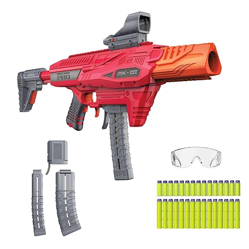 DART ZONE Pro-Series MK-3 Motorized 150 FPS Full Auto Blaster for Ages ...