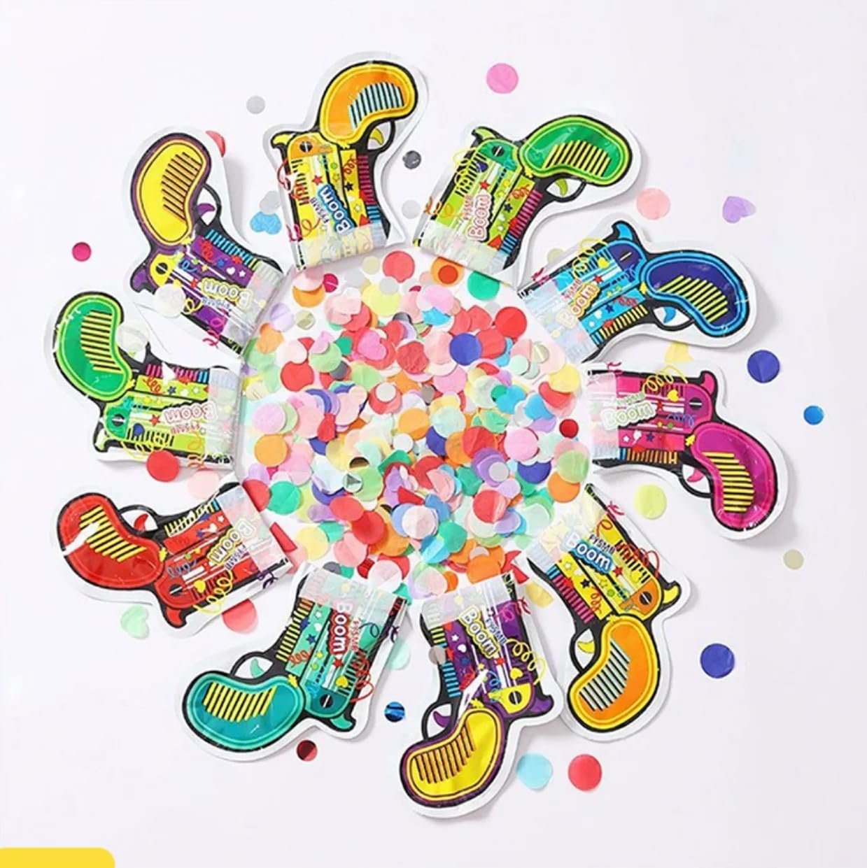 YIWUYZ 20PCS Inflatable Fireworks Gun, Party Toys Confetti Fireworks ...