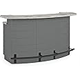 Amazon.com: Suncast Pre-Assembled Backyard Oasis Entertainment Bar with ...