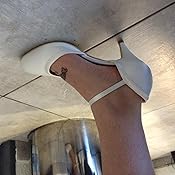 Elegantpark HC1509 Escarpins Femme Bride Cheville Boucle Bout Rond Mary ...