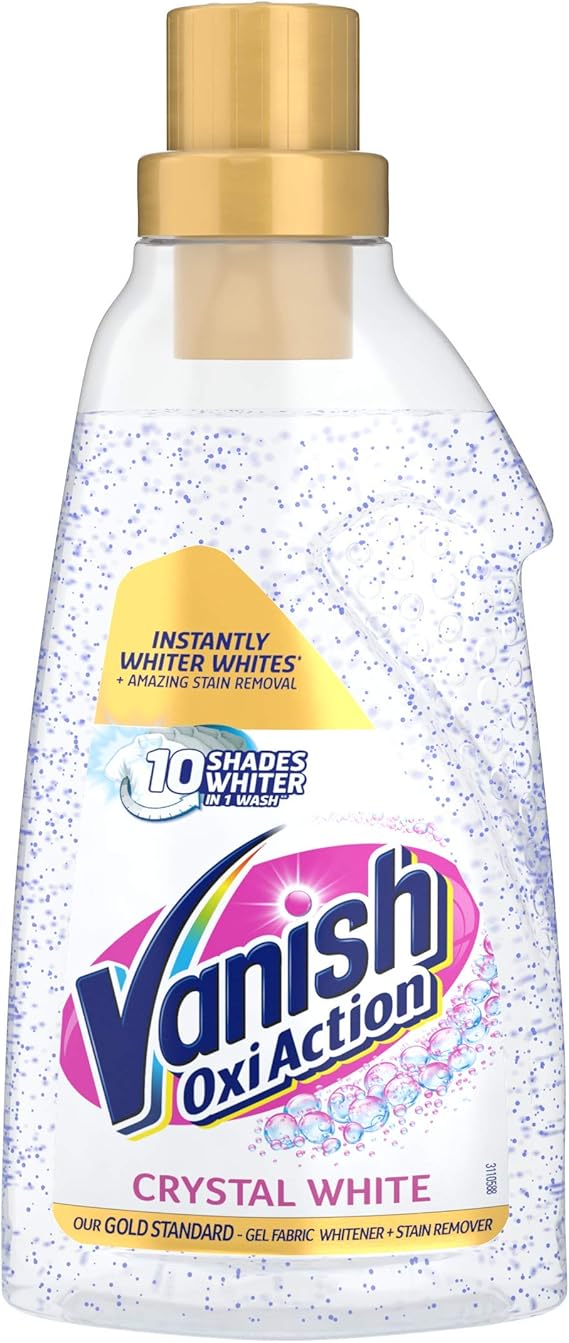 Vanish Gold Oxi Action Crystal White Gel 750ml: Amazon.co.uk: Health ...