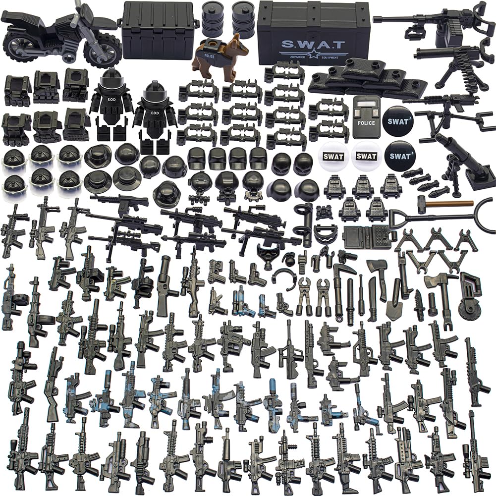 Gonsausola Swat Team Building Block Toys, Special Military Soldier ...