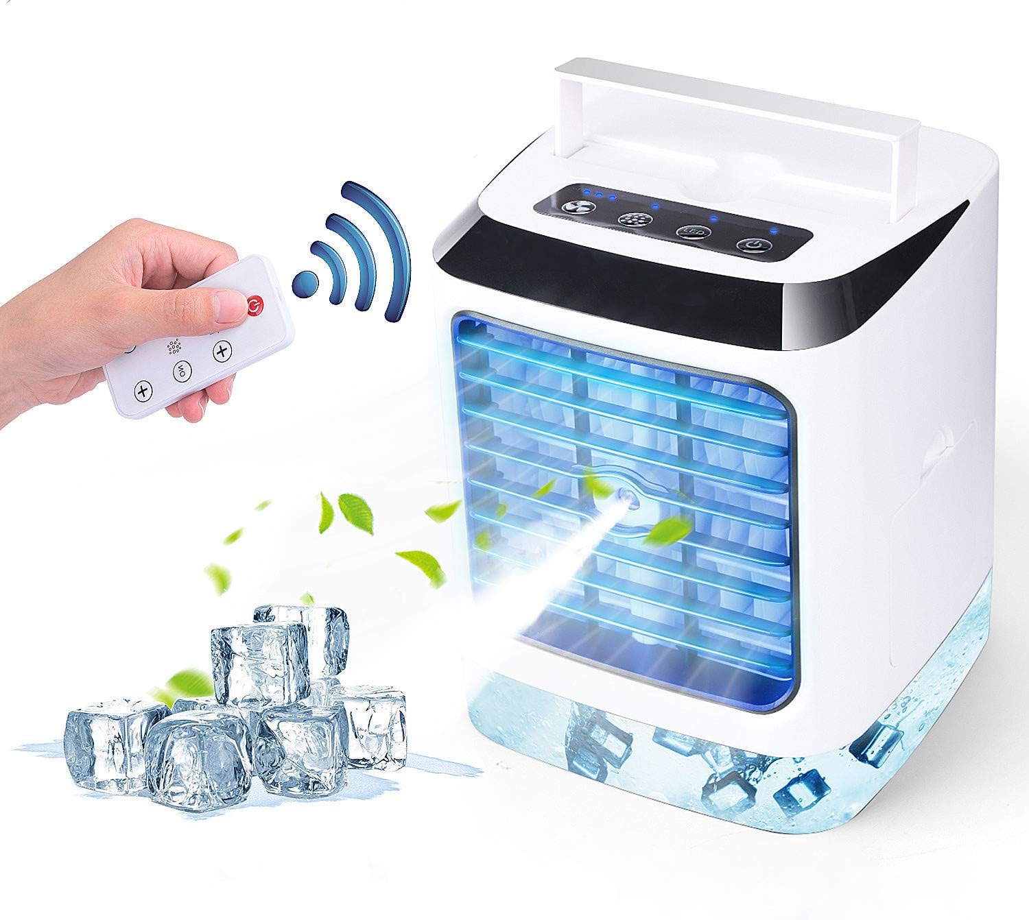 Sholov Portable USB Mini Air Cooler，Mini Air Conditioner 3-in-1 ...