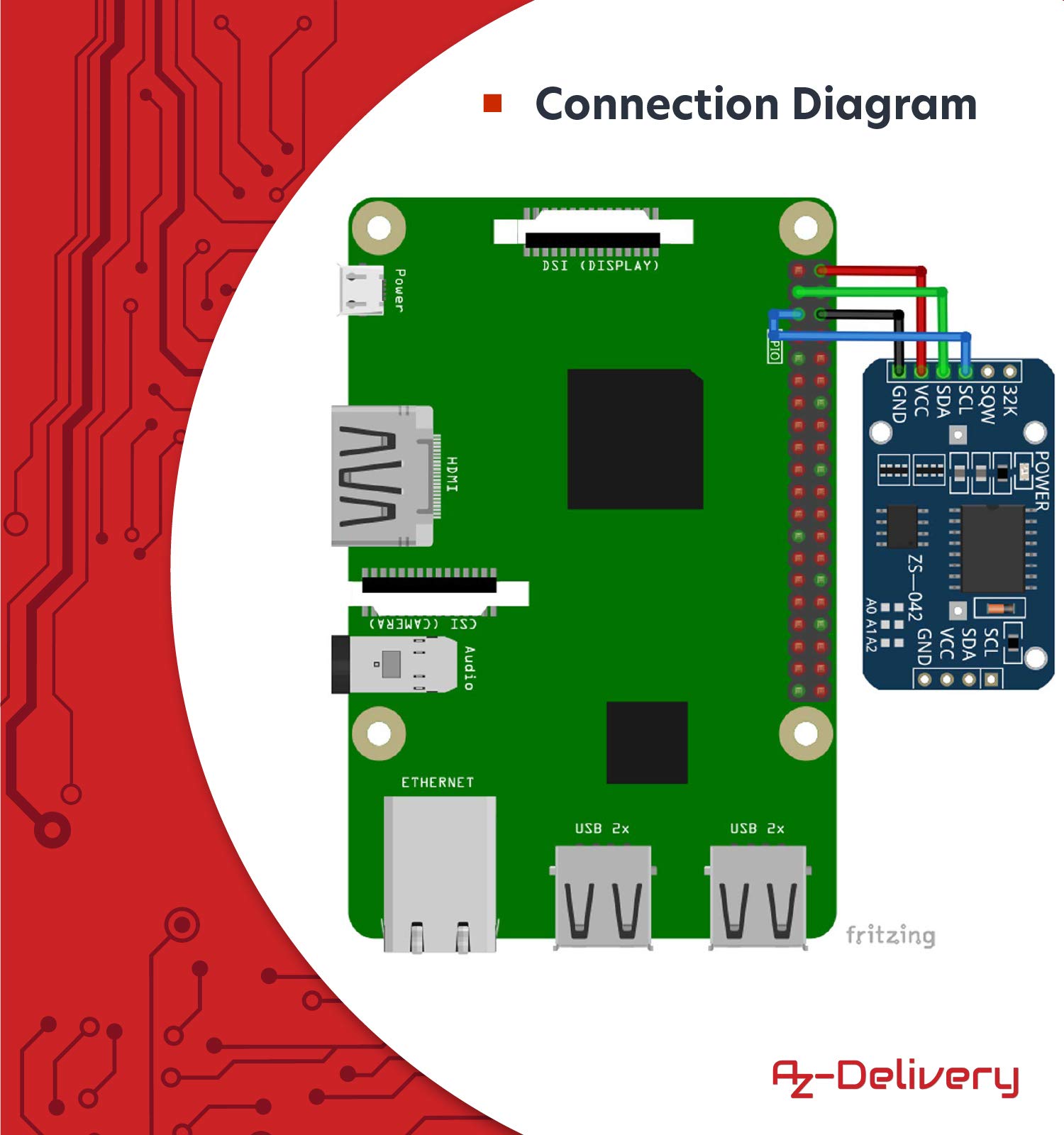 Mua AZDelivery Real Time Clock RTC kompatibel mit DS3231 I2C ...