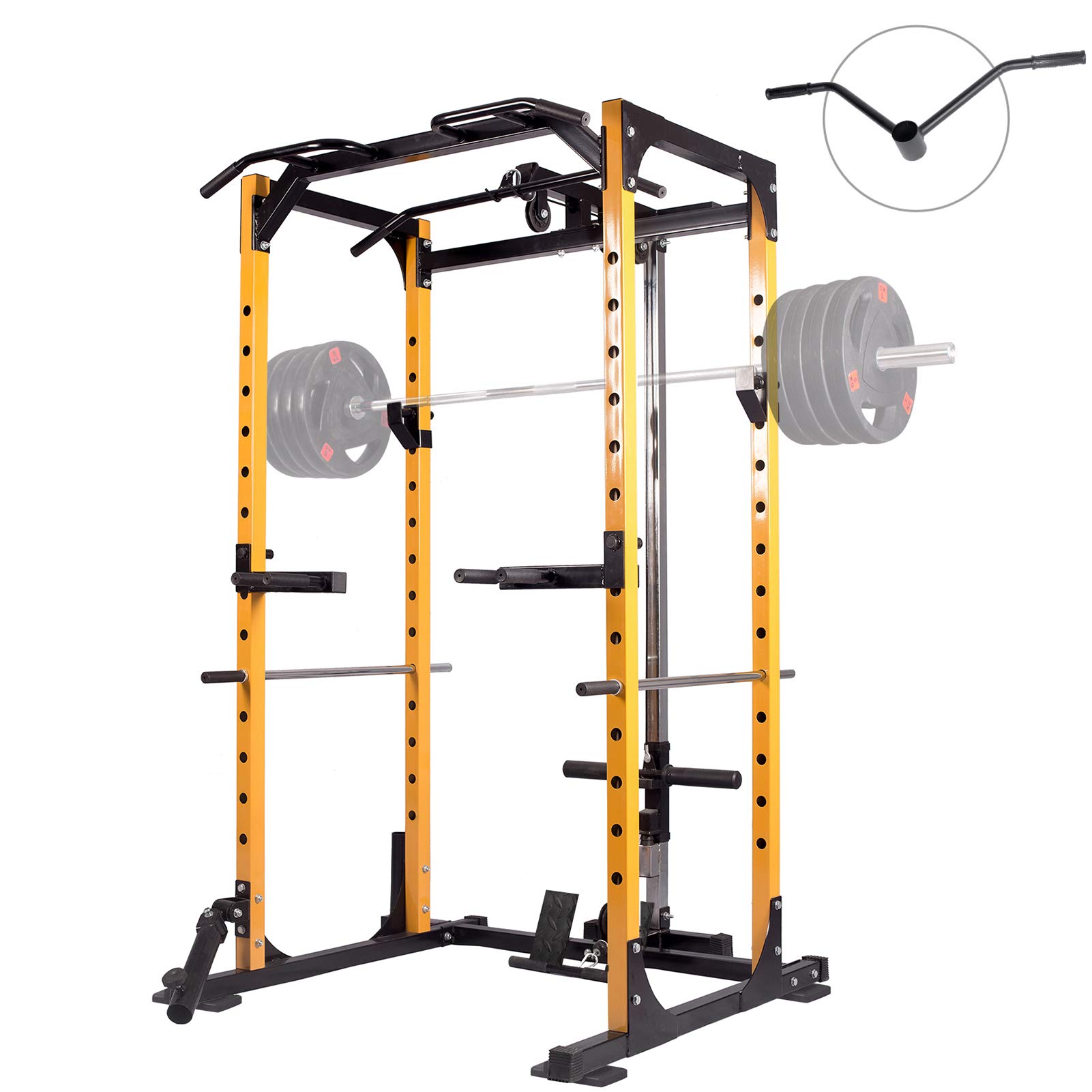 Mikolo Power Cage 1000lbs Power Rack With Lat Pull Down | Desertcart Kenya