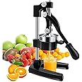 Amazon.com: Manual Juicer Press, Hand Press Juicer Machine, Heavy Duty Manual Orange Juicer ...