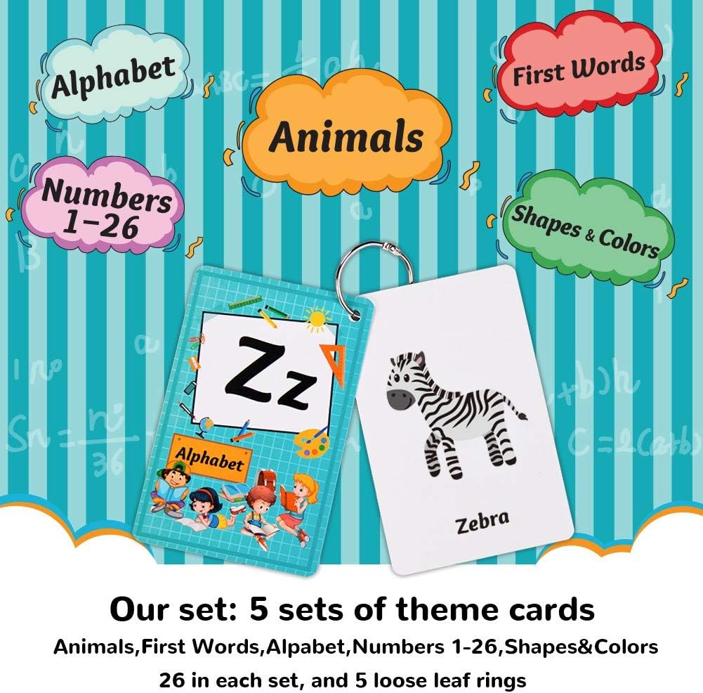 teytoy Multi Flash Cards Set, Early Learning ABC Flash Cards ...