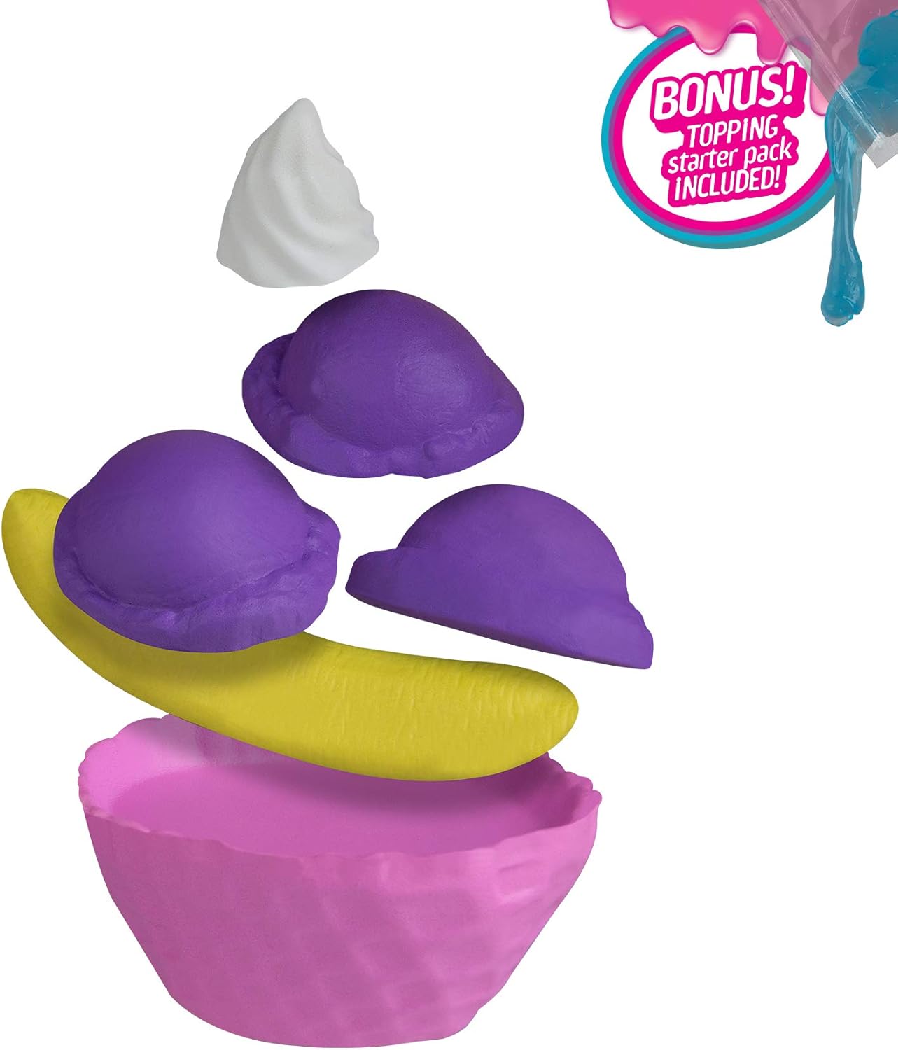 ORB 35772 Slimi Cafe Squishie Banana Split, Starter Pack Banana Split ...