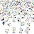 Amazon.com: FINGERINSPIRE 64 Pcs 4 Shapes Pointed Back Rhinestone Glass ...