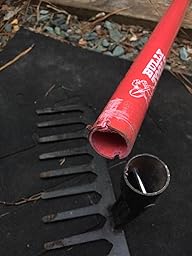 Amazon.com : Bully Tools 92311 16-Inch Level Head Rake with Fiber Glass ...