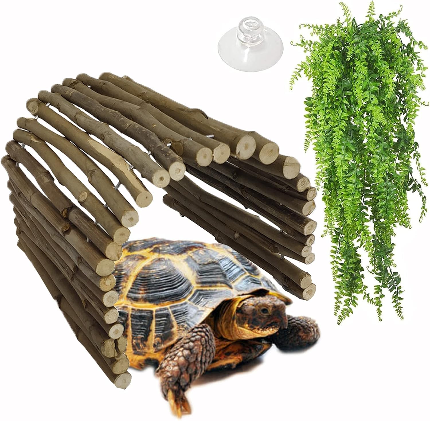 Hamiledyi Extra Large Tortoise Hide Reptile Hiding Cave Turtle Hut ...