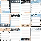 Amazon.com : 24 Pcs Funny Notepads with Sayings Sticky Funny Office ...