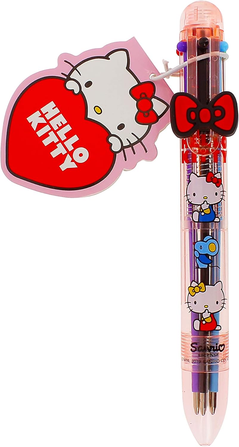 Hello Kitty Essential – Multi-Colour Ballpoint Pen | 6 Colours ...
