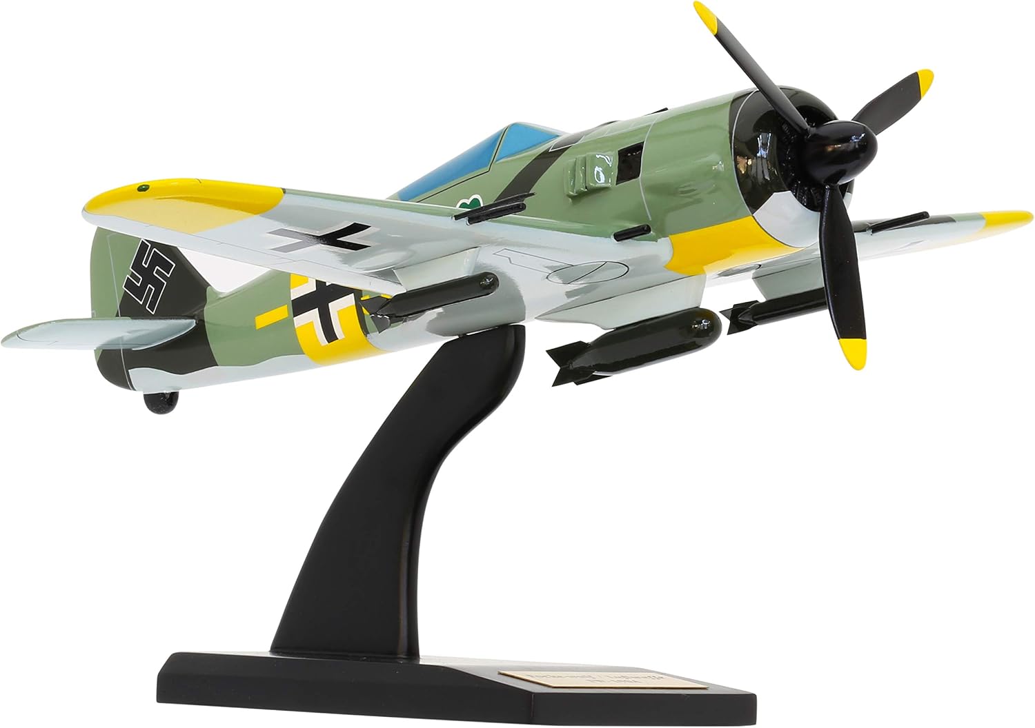 SOCATEC- FW-190A Focke-Wulf, Wood 1/32E, 11777, Grey - BigaMart