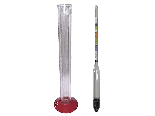 FastRack Hydrometer Kit - Triple-Scale Hydrometer with Test Jar - Combo ...