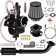 Amazon.com: HIAORS VM22 26mm Carburetor Exhaust Pipe Muffler Jet Kit ...