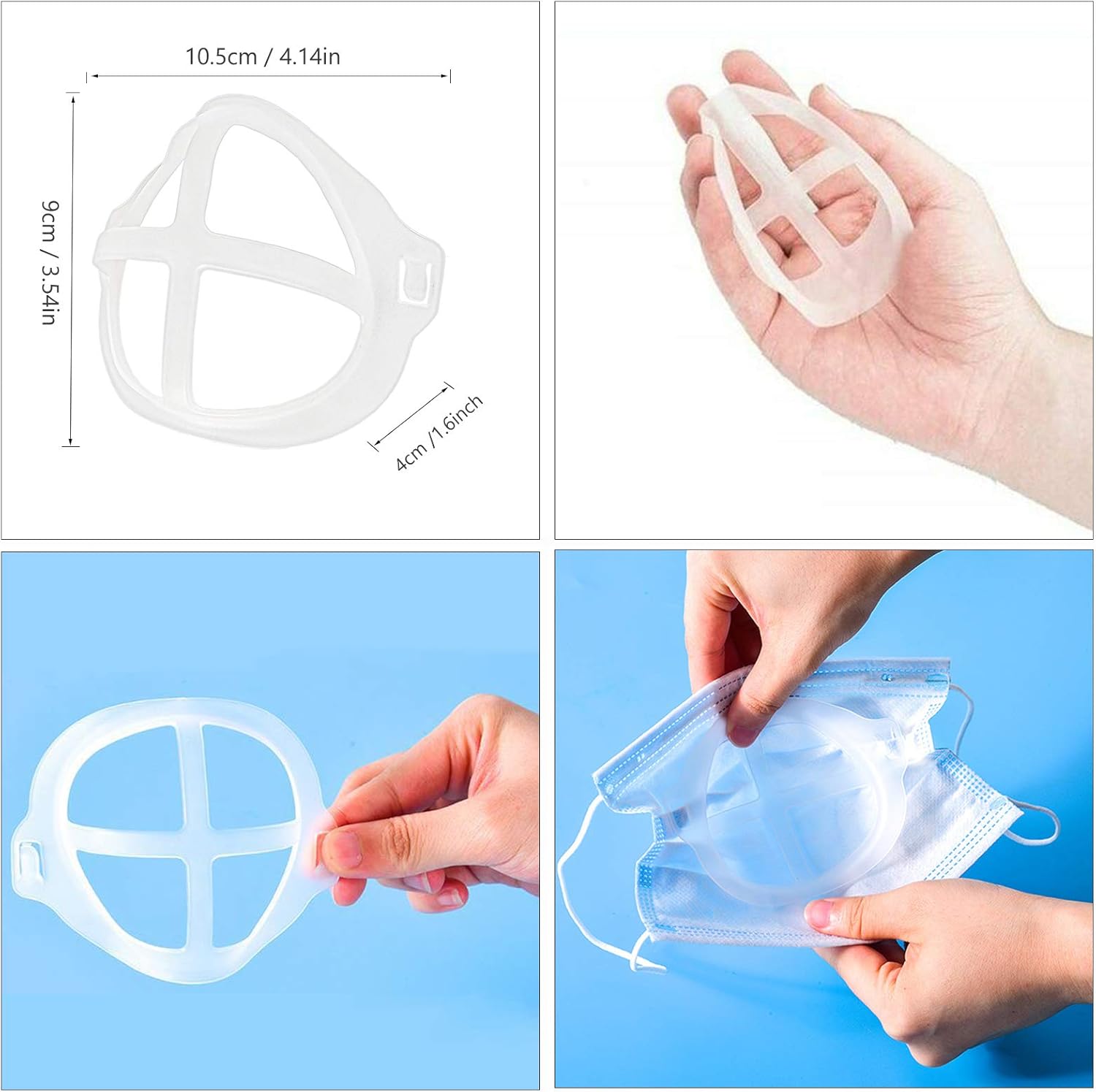 Silicone Face Bracket, 3D Face Bracket Internal Support Frame,，Silicone ...